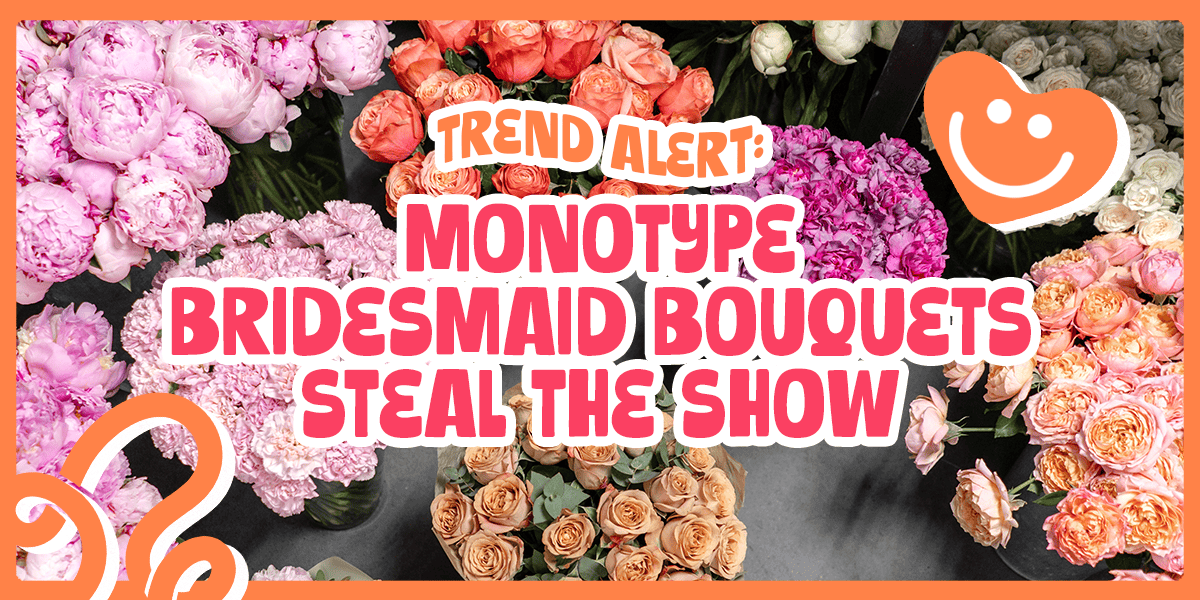 Trend Alert: Monotype Bridesmaid Bouquets Are Making A Single Bloom ...